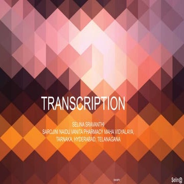 Transcription | PPT