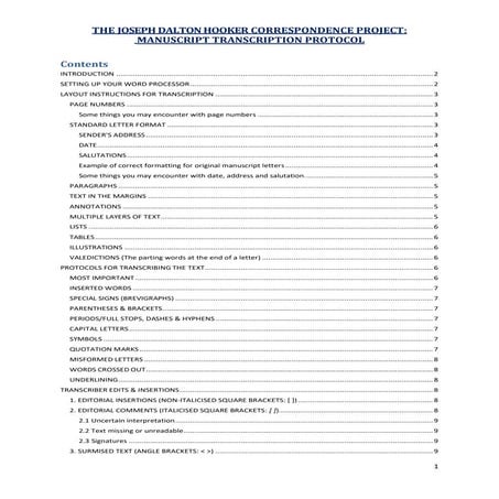 Transcription protocol v.1.2 | PDF