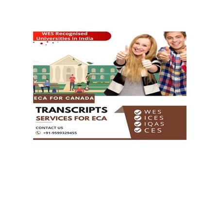 Transcripts Services For ECA Canada Immigration | PDF