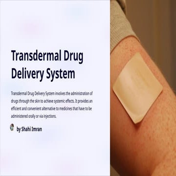 Transdermal-Drug-Delivery-System ndds.pptx