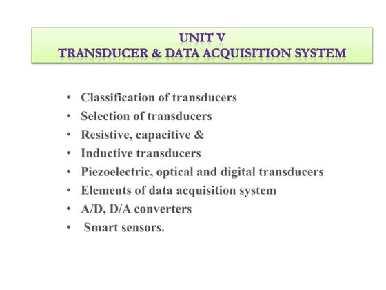 Instrumentation system | PPT