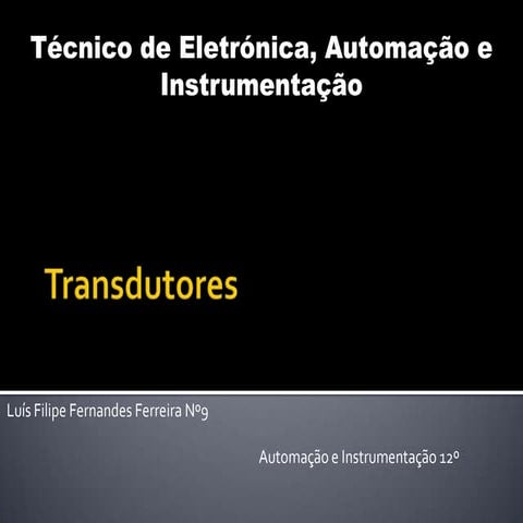 Transdutores | PPTX