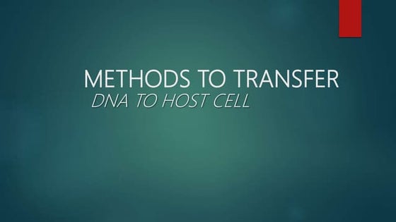 MICROINJECTION GENE TRANSFER METHOD | PPT