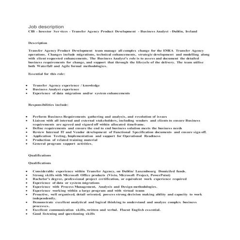 Transfer agency | DOCX