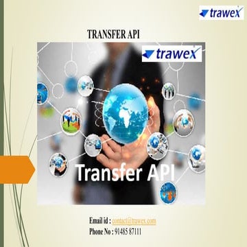 Transfer API Trawex Powerpoint Presentation | PPT