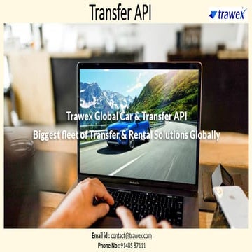 Transfer API | Transfer Booking Engine | Transfer Booking | PPT