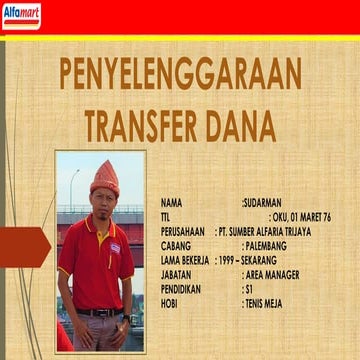 PPT TRANSFER DANA SANDI UNTUK BELAJAR.PPT