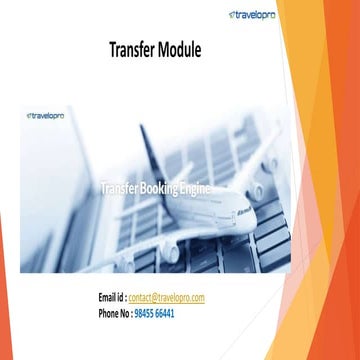 Transfer Module | Transfer Booking Engine.pptx