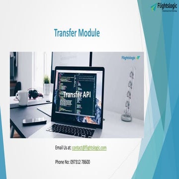 Transfer Module, Transfer Module Booking | PPT