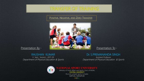 Transfer of training | PDF | Resume Writing and Advice | Job Search
