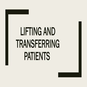 Transfer Training in Physiotherapy | PPTX