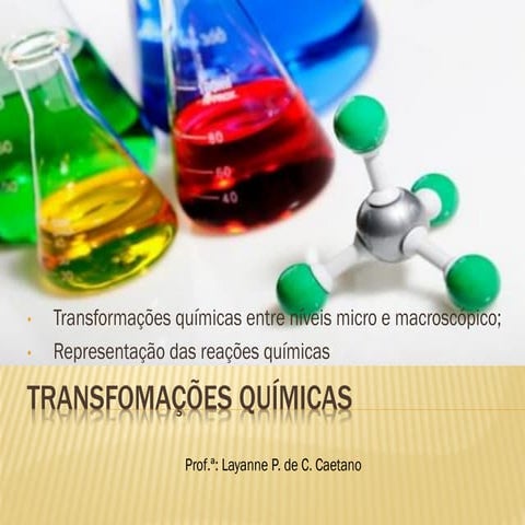 Transformações químicas da matéria | PDF