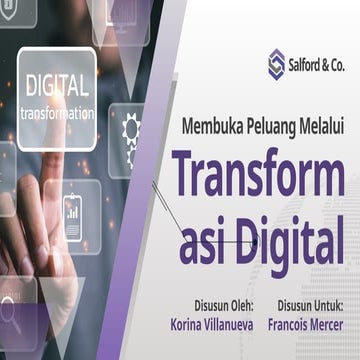 Modul Projek Kokurikuler Transformasi Digital Presentation | PPTX