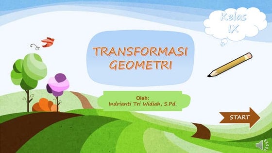 TRANSFORMASI GEOMETRI ROTASI DST MATEMATIKA SMP IX.pptx