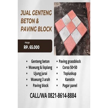 Transformasikan Ruang Outdoor Anda dengan Paving Corso 50x50 | PDF