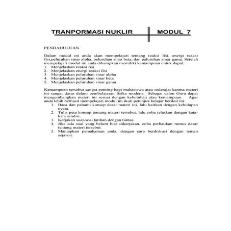 Transformasi Nuklir Pdf