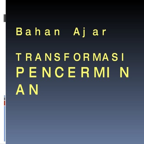 Transformasi Pencerminan | PPT