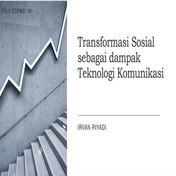 Transformasi Sosial sebagai dampak Teknologi Komunikasi.pptx