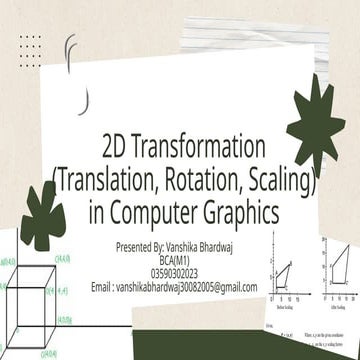 2D Transformation (Translation, Rotation, Scaling) in Computer Graphics ...