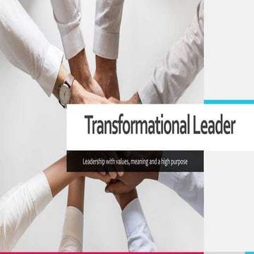Transformational leadership | PPT