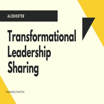 Transformational Leadership | PPT