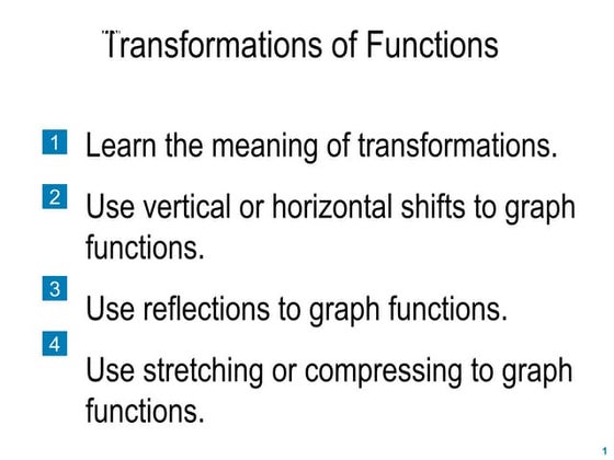 Calculus 1 Lecture Notes Functions And Their Graphs Pdf Chemistry Science