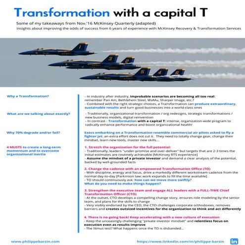 Transformation with a capital T | PDF