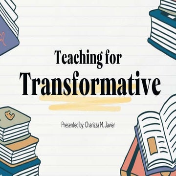Transformative Learning - Charizza M. Javier.pptx