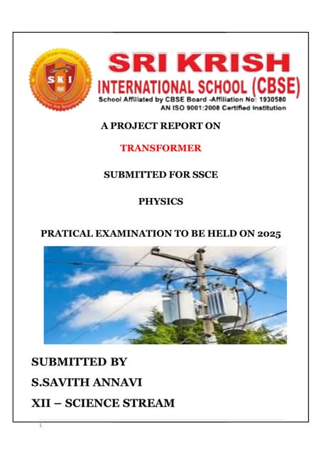 Physics investigatory | DOCX | Physics | Science