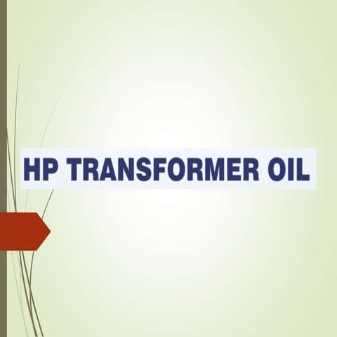 TRANSFORMER OIL classifications and specifications | PPT
