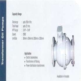 Transformer oil pumps | PDF