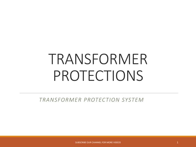 power transformer Temp Measurement indicators | PPTX