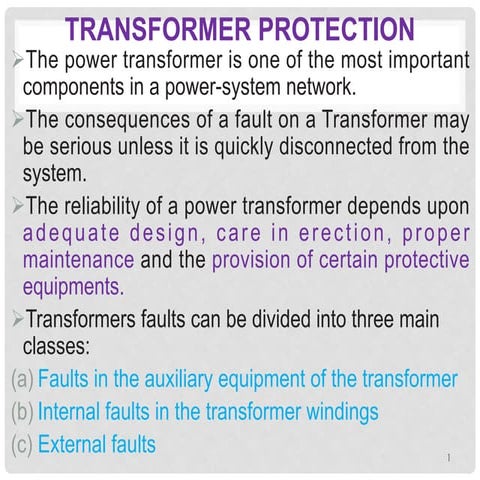Transformer Protection in power system one.pdf