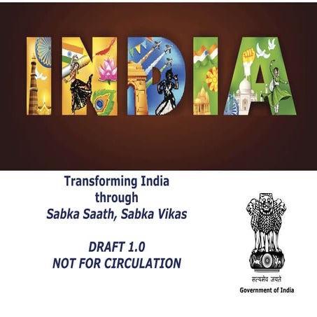 Transforming india through sabka saath sabka vikas | PDF