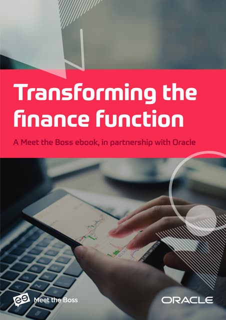 The role of finance process excellence | PDF