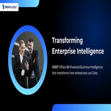 Transform Enterprise Intelligence with VADY AI Analytics | PDF