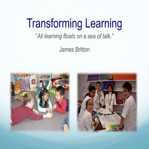 Transforming learning nov 2014 | PPTX