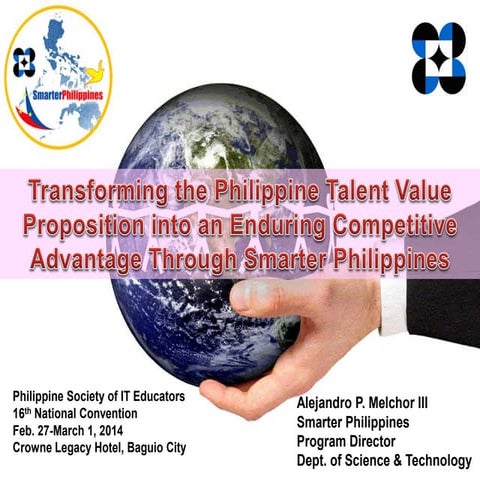 Transforming the Philippine Talent Value Proposition into an Enduring Competitive Advantage | PDF