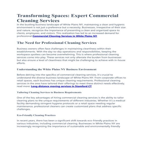 Smart Cleaning Solutions - Best Commercial Cleaning | PPTX