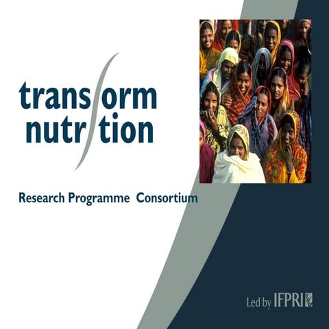 Introduction to Transform Nutrition Research Programme Consortium | PPT ...