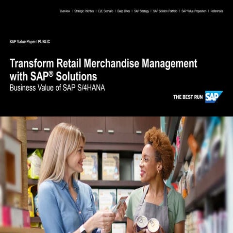 Transform retail merchandise management with sap solutions | PPT