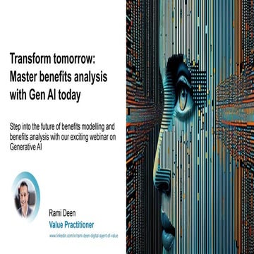 Transform tomorrow: Master benefits analysis with Gen AI today webinar ...