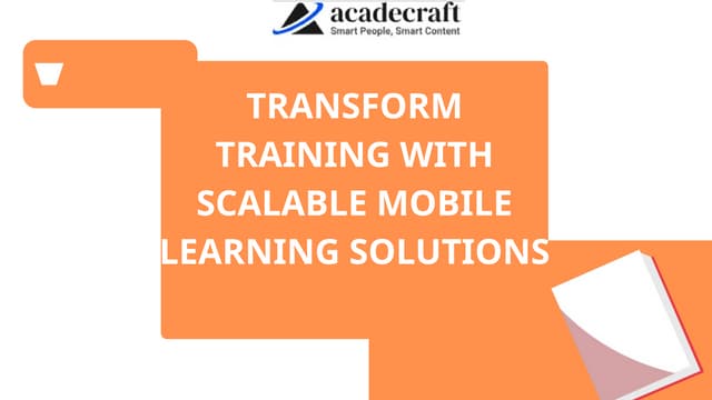 Learning on the Go: Exploring Mobile Learning Solutions | PPTX