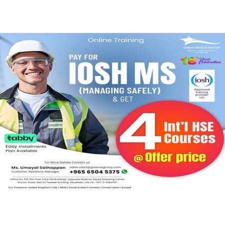 Transform Your Career Learn IOSH Course in Kuwait.pdf