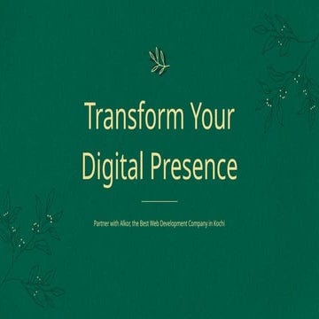 Transform Your Digital Presence| Alkor cyber space.pptx