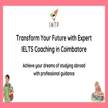Best IELTS Coaching in Coimbatore – IMTP | PDF