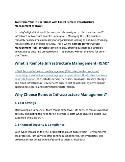 Revolutionizing Network Management with Automated Monitoring | PDF