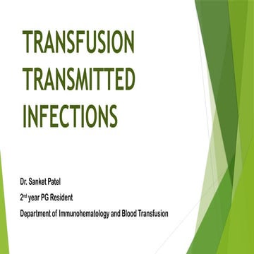 Transfusion-Transmitted-Diseases.pptx advance | PPTX