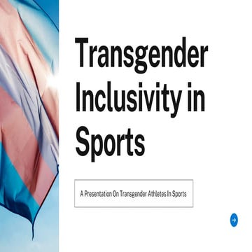 Transgender Inclusivity in Sports | PDF