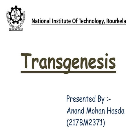 Transgenesis | PPTX
